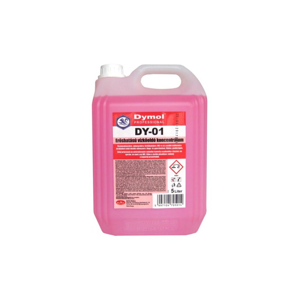 Dymol Professional DY-01 Erőshatású vízkőoldó koncentrátum 5 liter ...